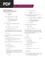 Electric Potential and Capacitance All Derivations | PDF | Capacitor | Capacitance