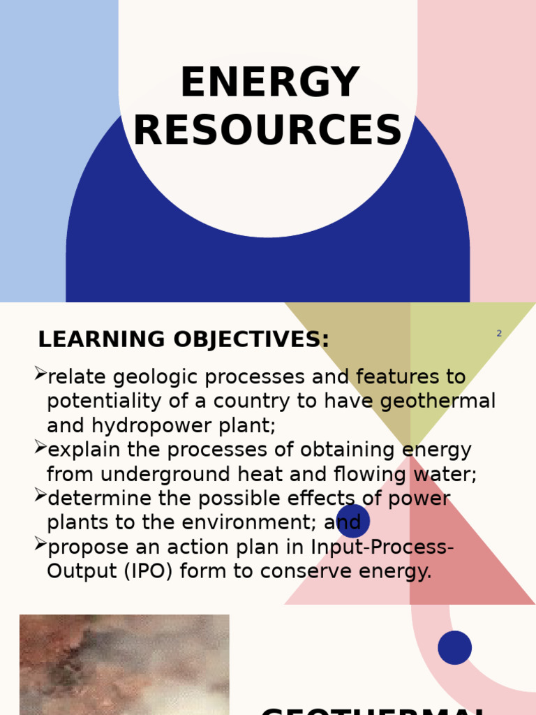 Lesson 8. Geothermal Energy 085024 112442 | PDF | Geothermal Energy ...