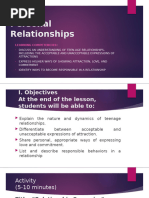 Student Activity: Expressing Affection | PDF