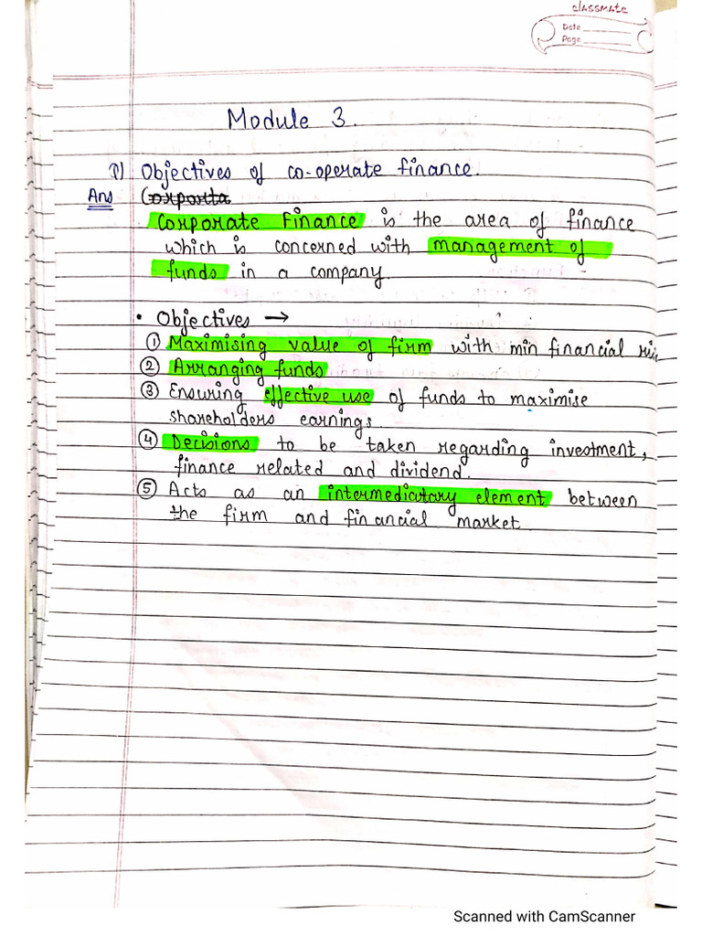 FM Notes Module3 p34-44 | PDF