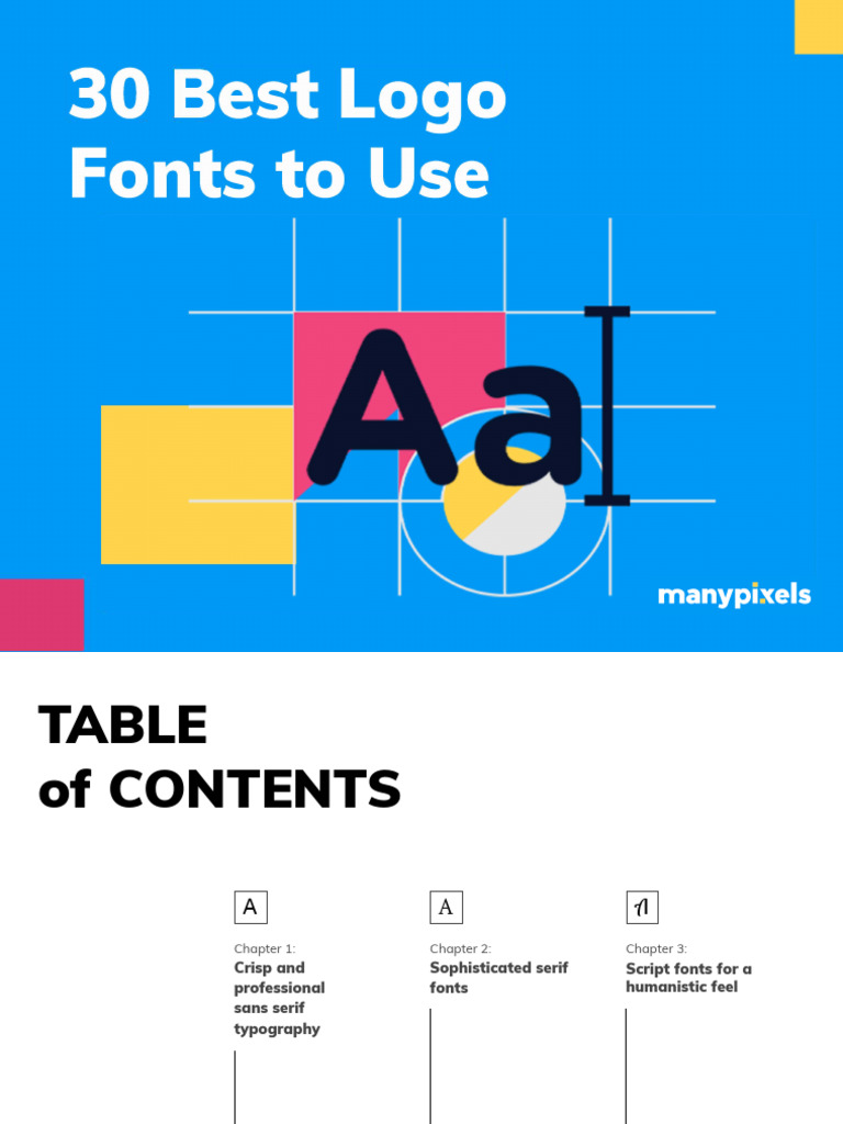 30 Best Fonts To Use in Logo Design | PDF | Typefaces | Helvetica