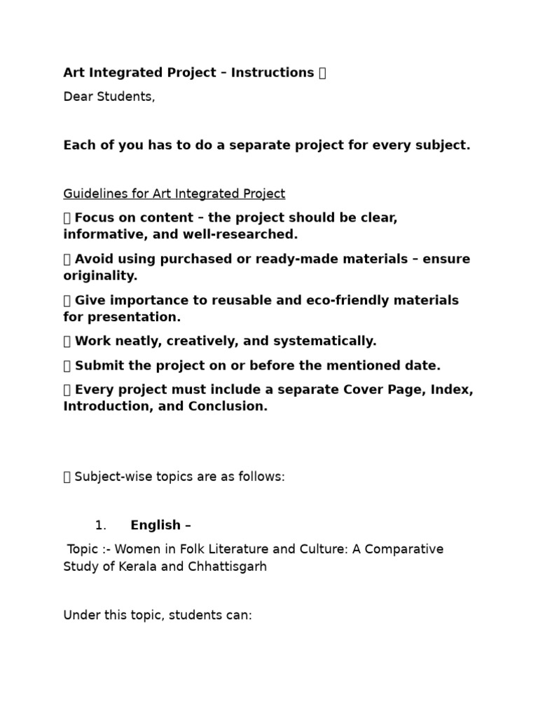 Art Integrated Project Grade 10 | PDF | Folklore | Paintings
