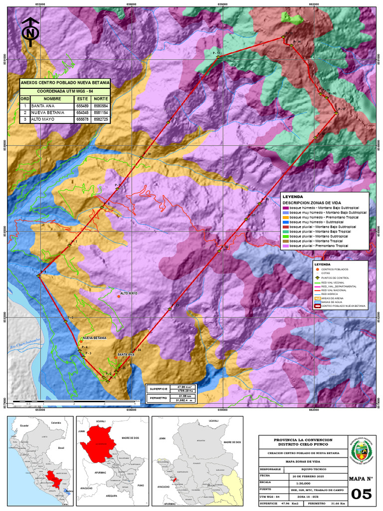 Mapa y Datos de Nueva Betania | PDF