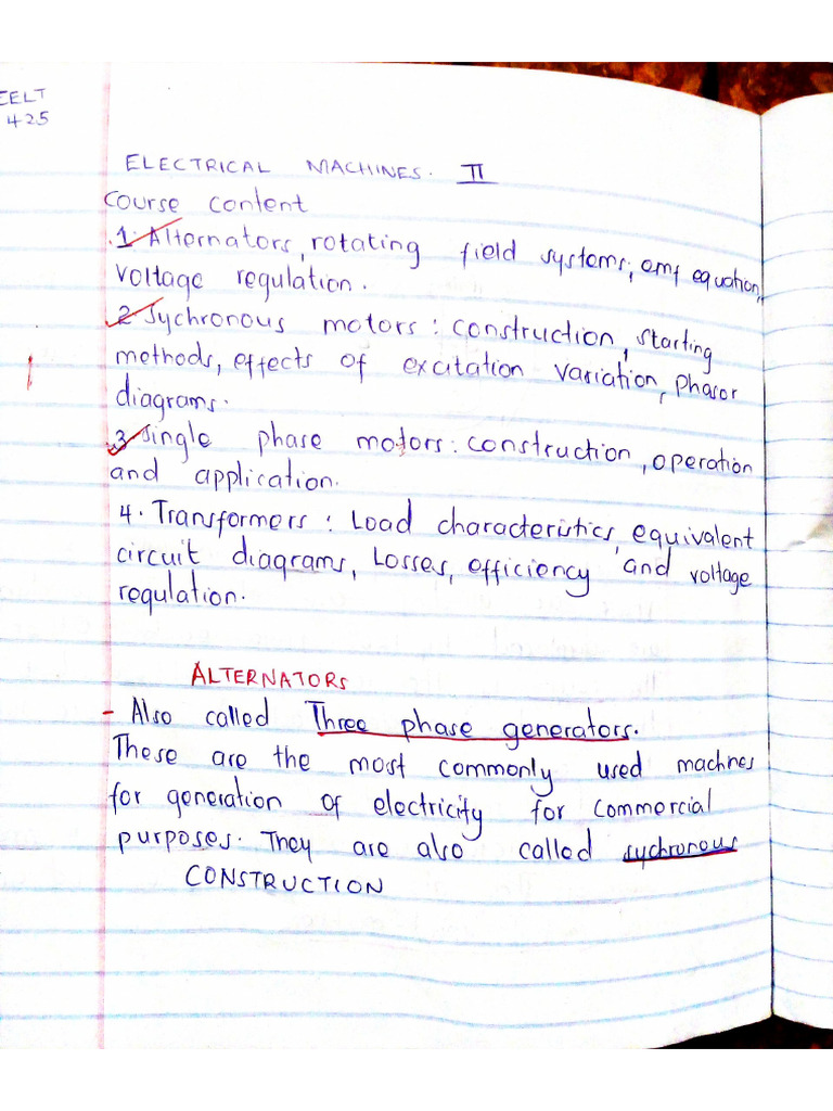 Electrical Machines 2 | PDF