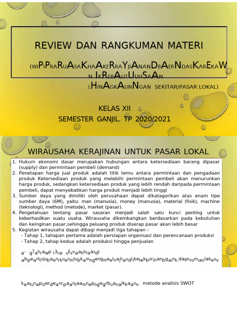 PDF Materi Rangkuman Materi Pkwu Kelas Xii Compress 2 | PDF