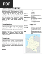 Yugh Language (Wikipedia) | PDF | Phonetics | Language Families