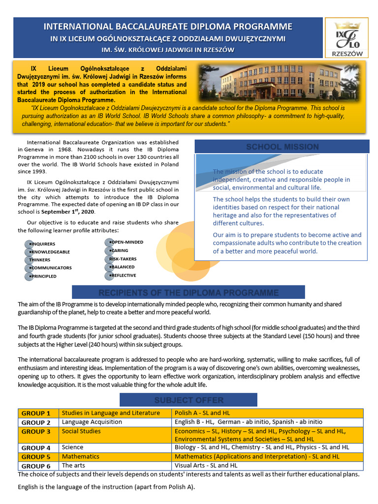 School Brochure Ix Lo Draft | PDF | Intelligence | Cognition