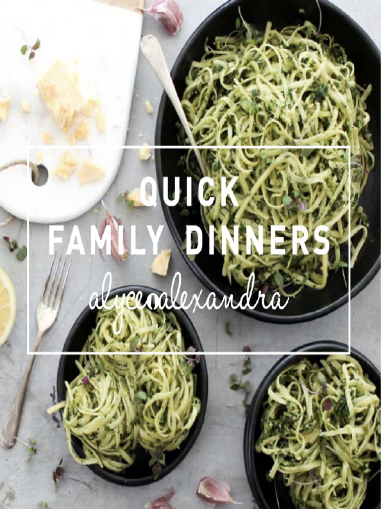 Thermomix Quick Family Dinners | PDF