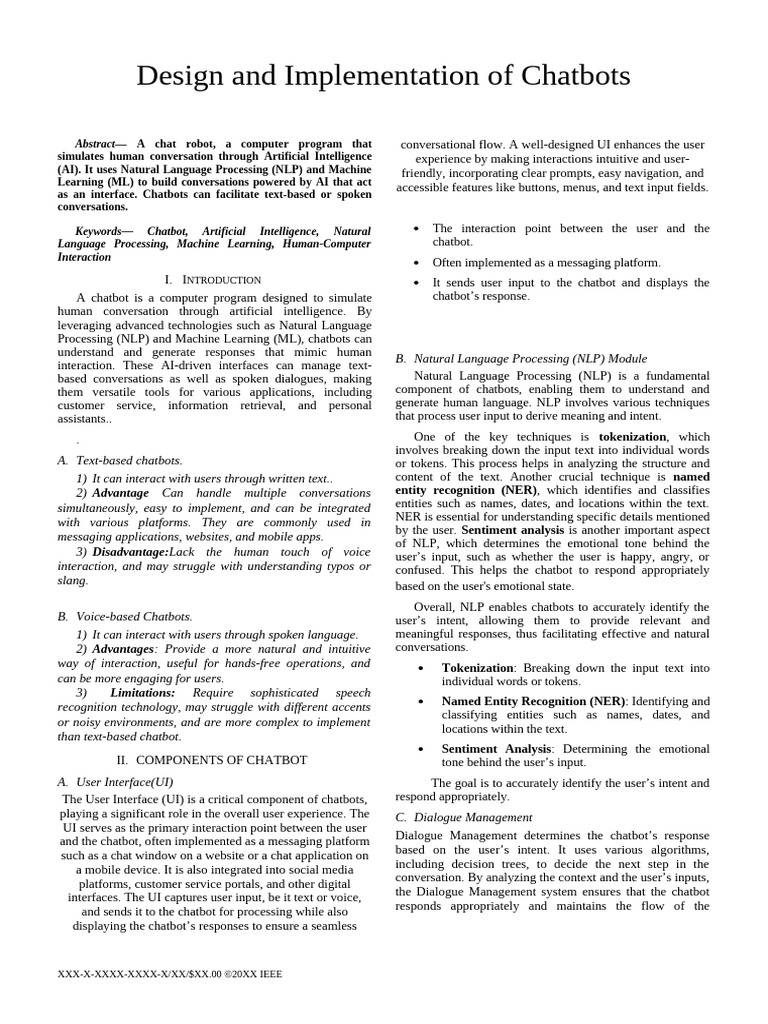IEEE Paper Format Template | PDF | Machine Learning | Artificial ...