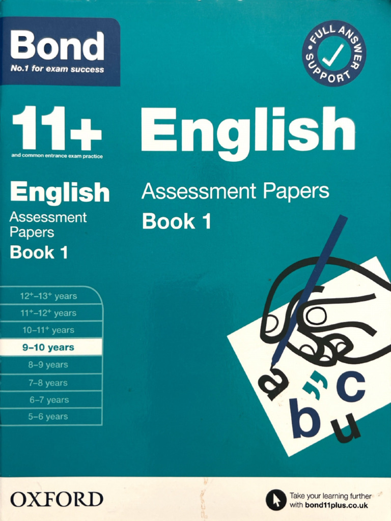 Bond 11+ English Assessment Papers Book 1 9 - 10 Years | PDF