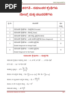 Kannada Numbers 1 To 100 in Kannada Words | PDF