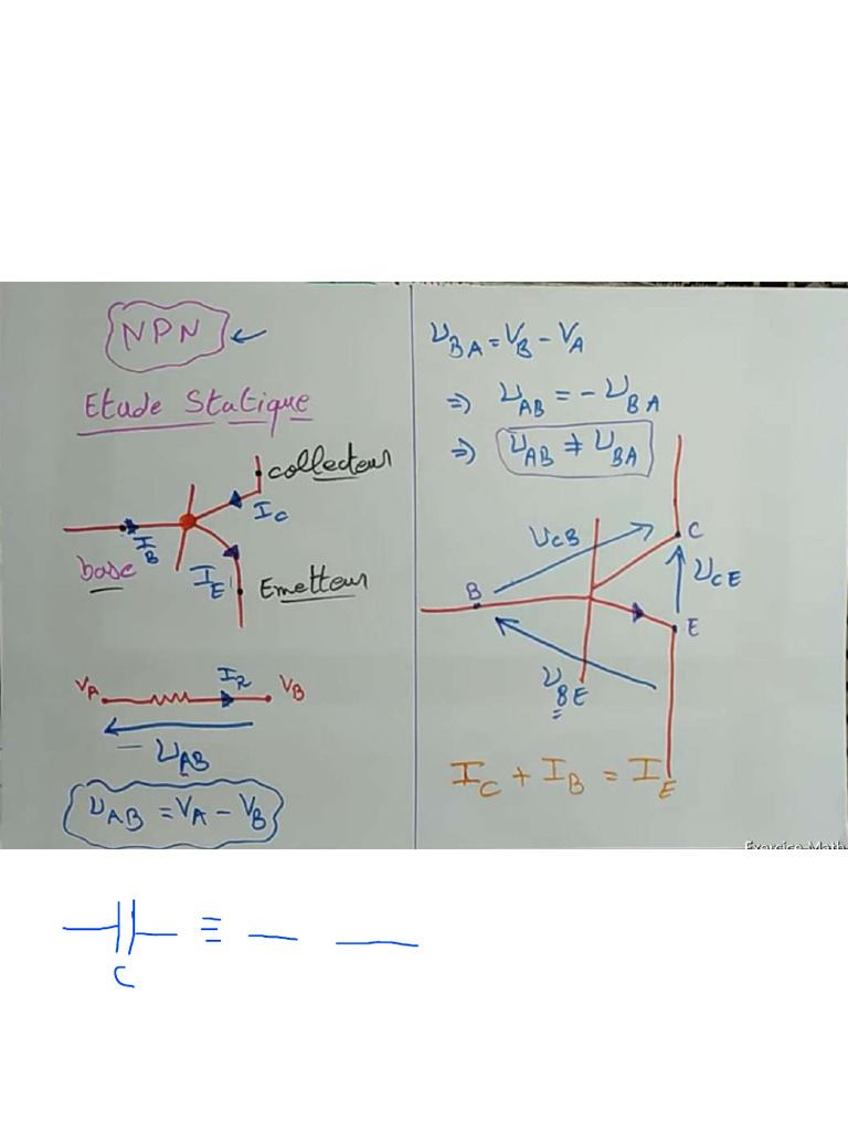 Transistor Etude Statique | PDF