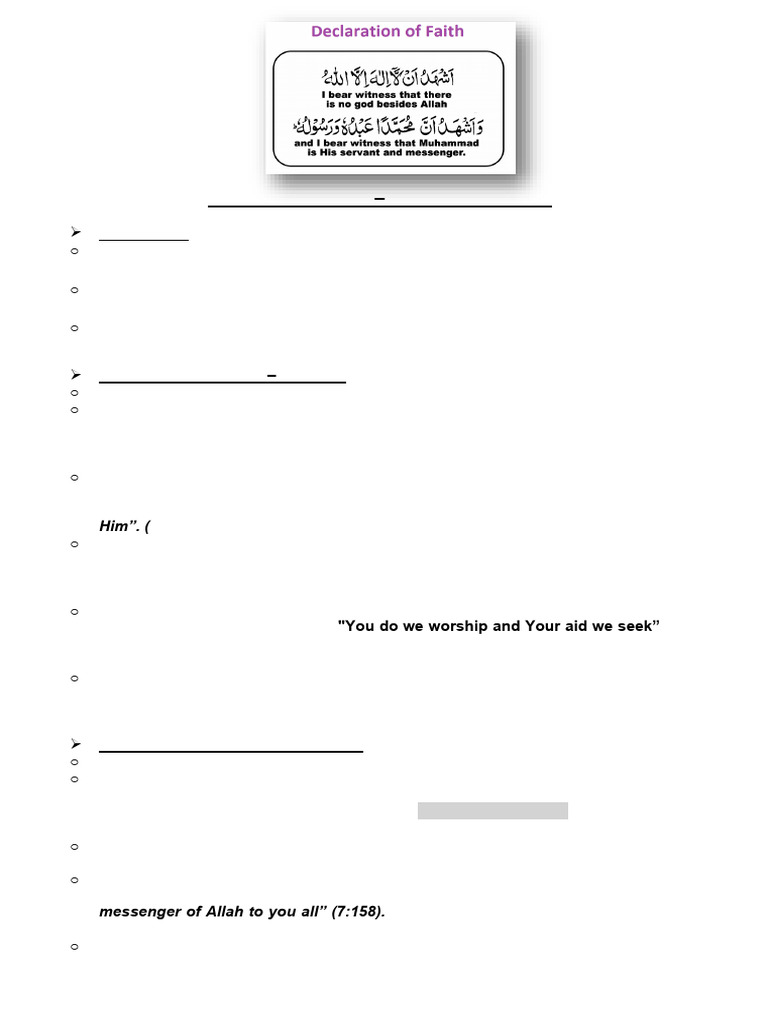 0 - 070233 - Chapter8-PillarsofIslam ISLAMYAT IGCSE | PDF | Prophets ...