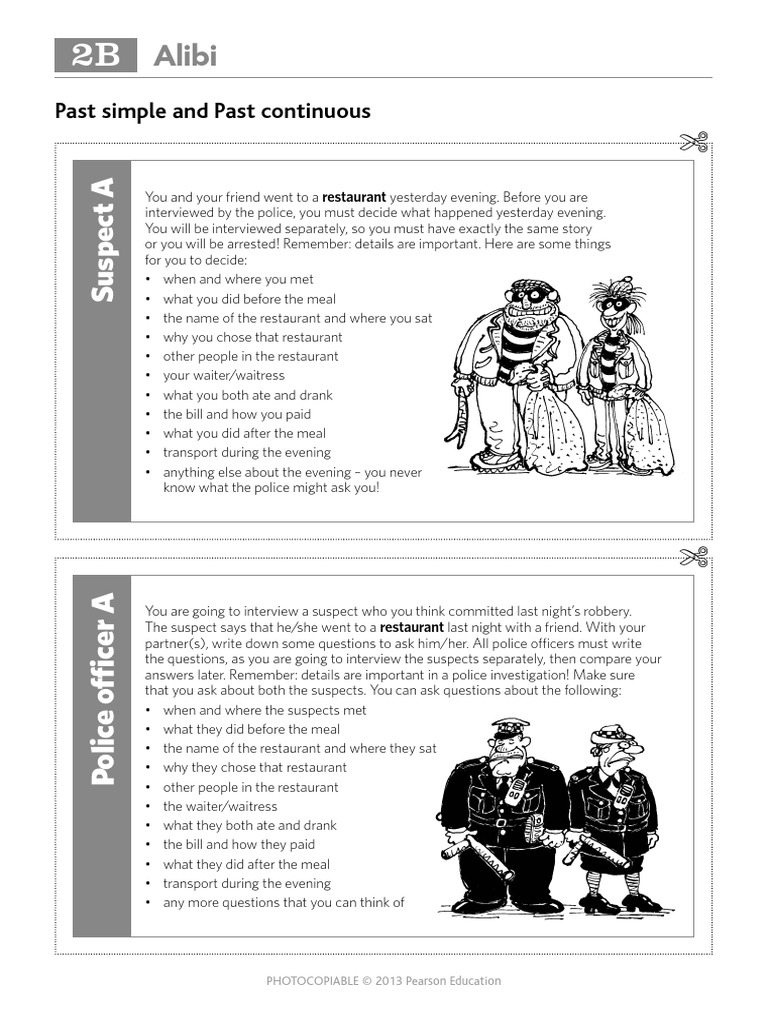 Alibi Role-Play Activity Guide | PDF