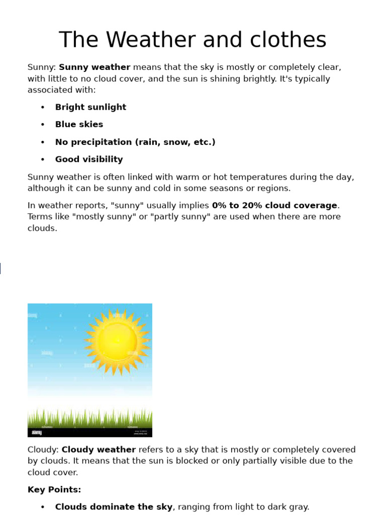 Understanding Weather Types and Effects | PDF | Weather | Sky