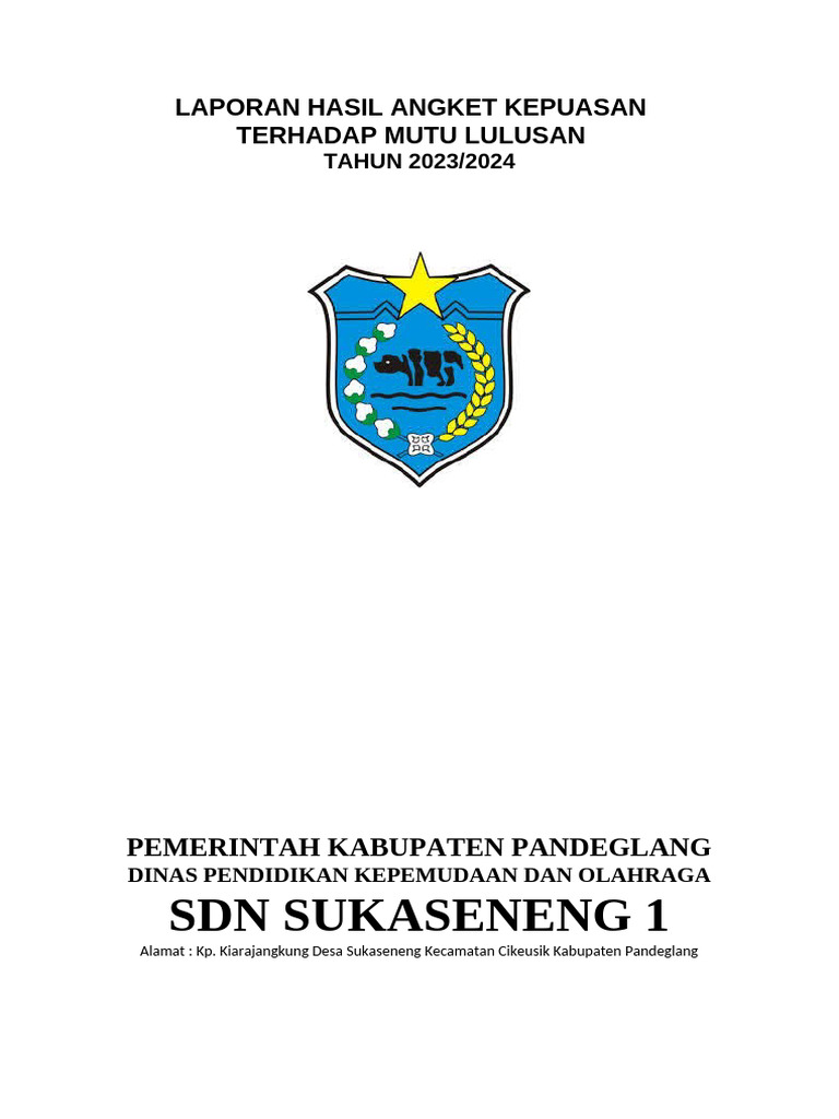 Tingkat Kepuasan Mutu Lulusan | PDF