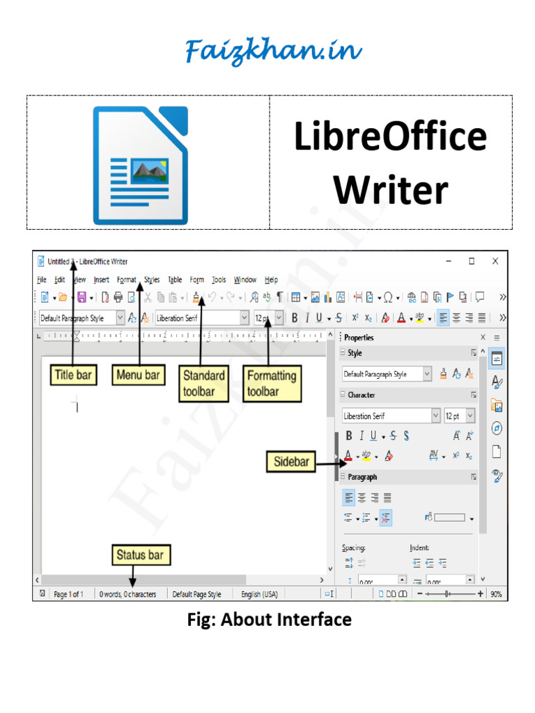 LibreOffice Write Menu (Features) Notes 2025 | PDF