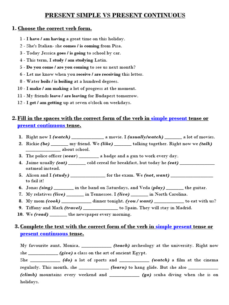 starter-pr-simple-vs-pr-continuous | PDF | Chess Theory | Chess