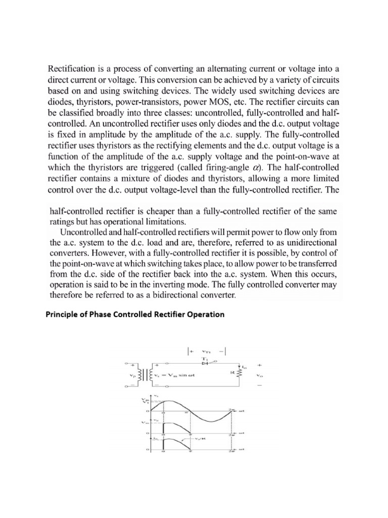 Controlled Rectifiers | PDF