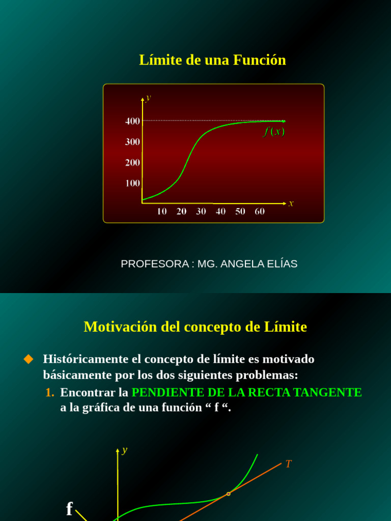Concepto y Definición de Límite en Matemáticas | PDF | Cálculo | Límite ...