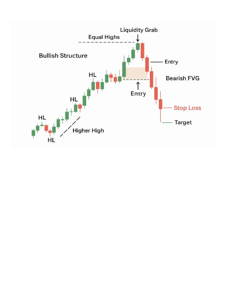ICT Trade Setup Chart | PDF