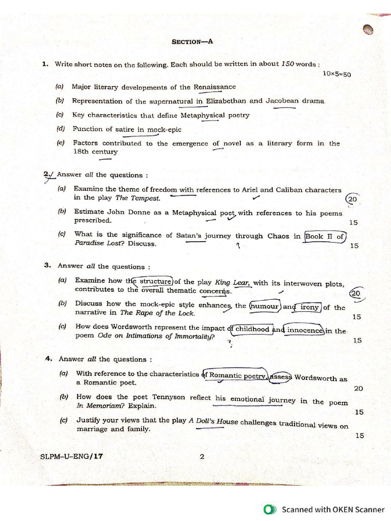 Upsc English Optional Paper 1 2025 - 250902 - 193518 | PDF