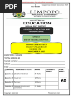 Grade 7 Mathematics Examination Paper 2 Term 4 2024 | PDF | Shape ...