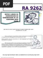 Ra 9262-Vawc Tagalog | PDF