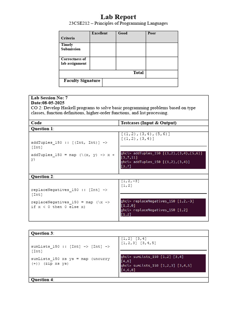 Labsheet 7 Haskell | PDF | String (Computer Science) | Control Flow
