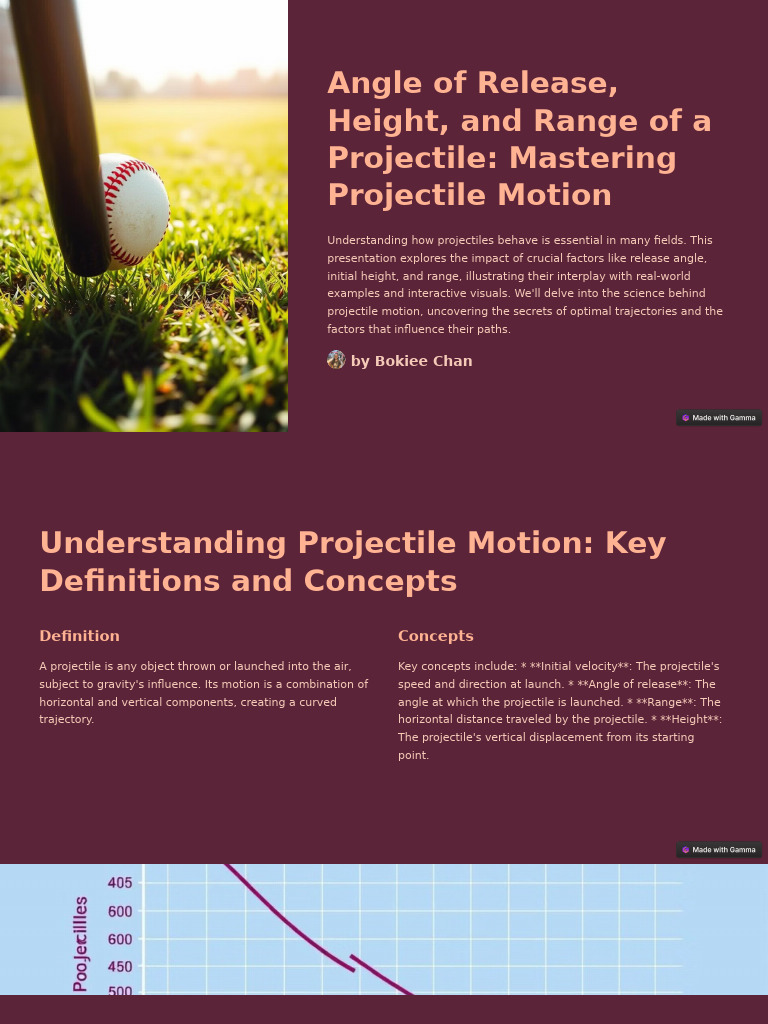 Impact of Release Angle on Projectiles | PDF | Projectiles | Motion ...