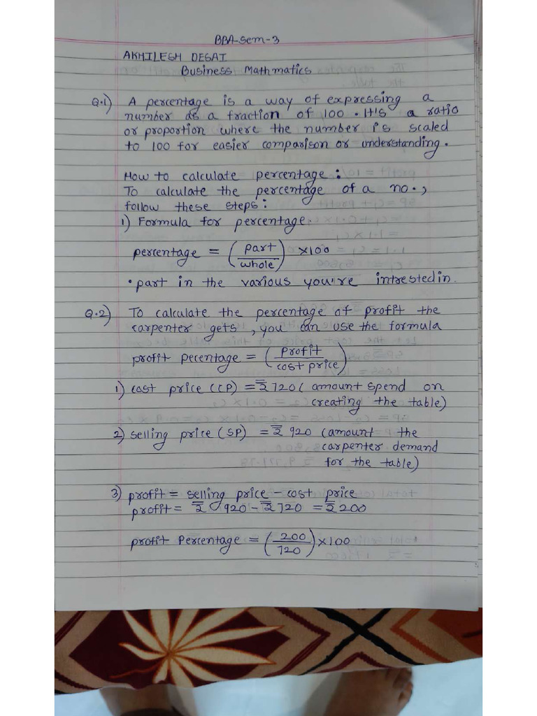 Business Mathematics | PDF