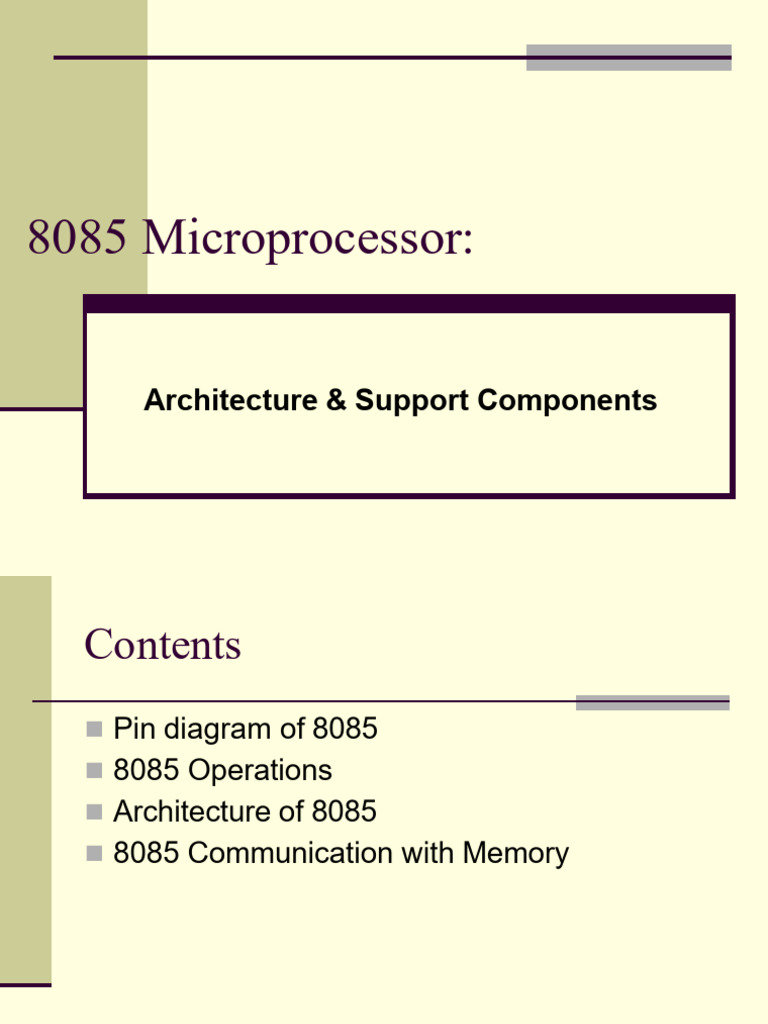 8085-Final VJ With Interface V1 | PDF | Input/Output | Computer Hardware