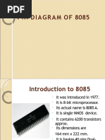 Pin Diagram of 8085 | PDF | Input/Output | Electronics