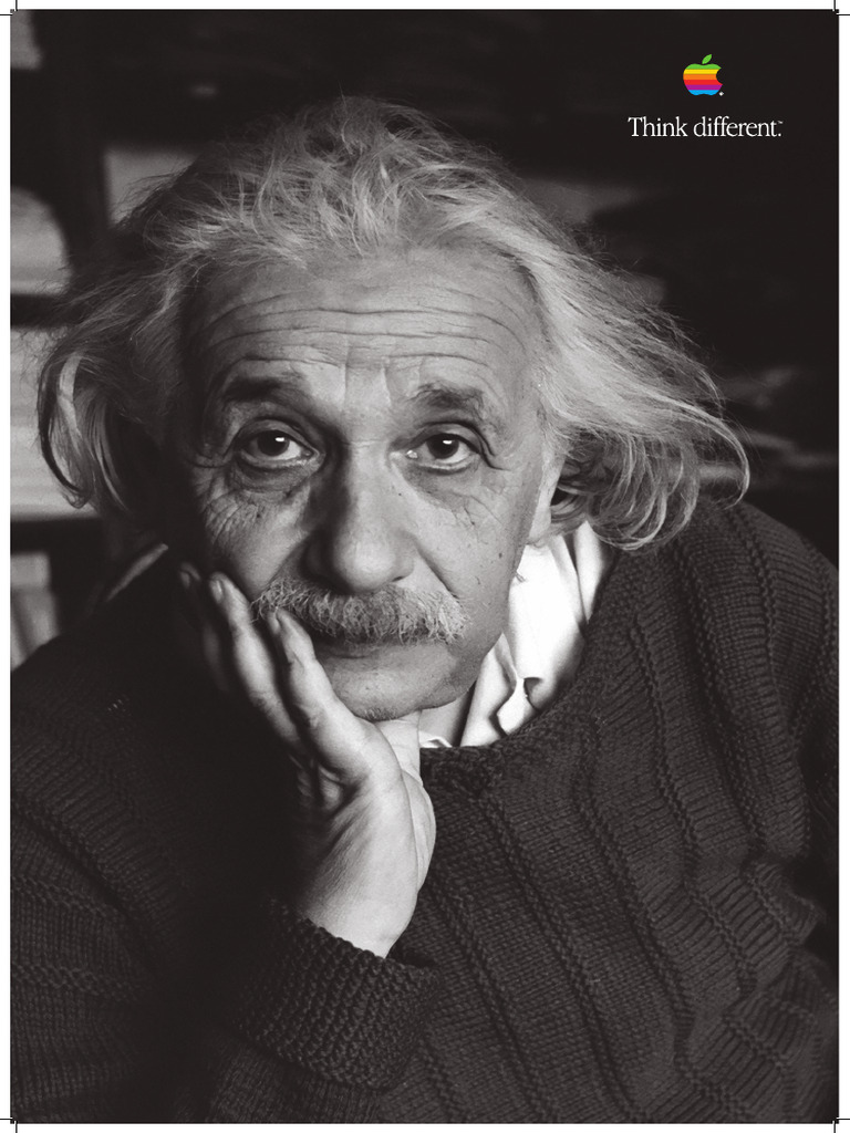 Apple Think Different Poster 24x36in - Einstein - Colour | PDF