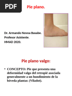 Ángulo de Costa-Bertani y Pie Plano | PDF | Pie | Enfermedades y trastornos