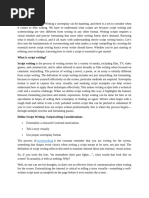 8 Types of Scripts Explained | PDF | Screenplay | Documentary Film