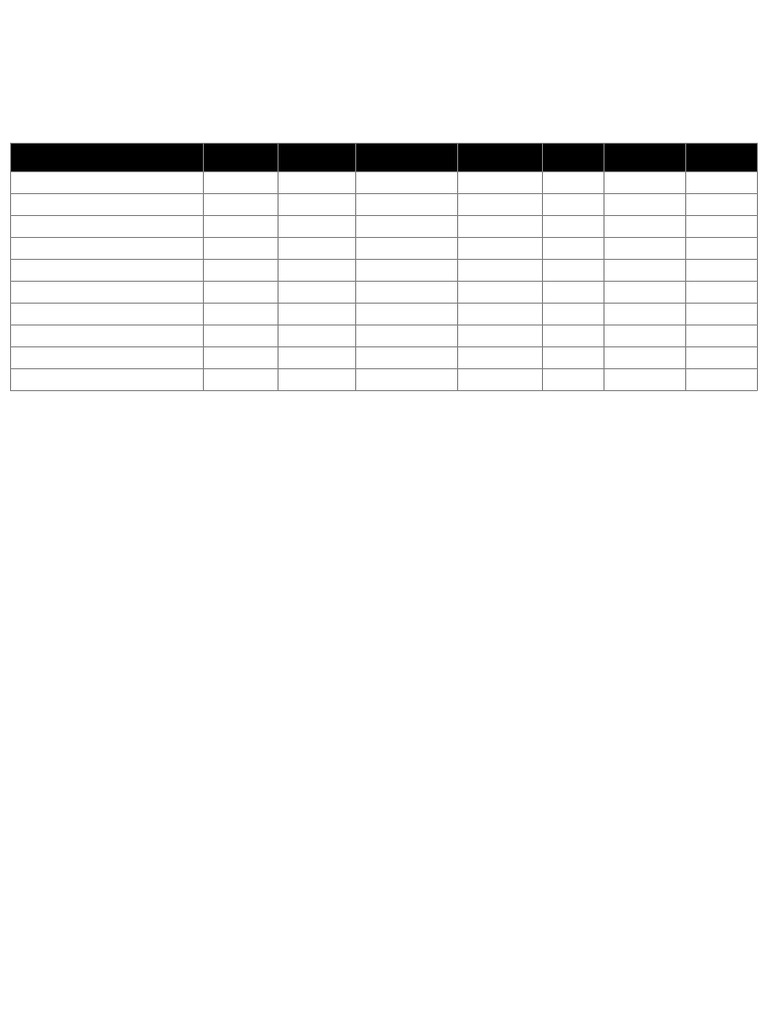 Weekly Soldier Routine Tracker | PDF