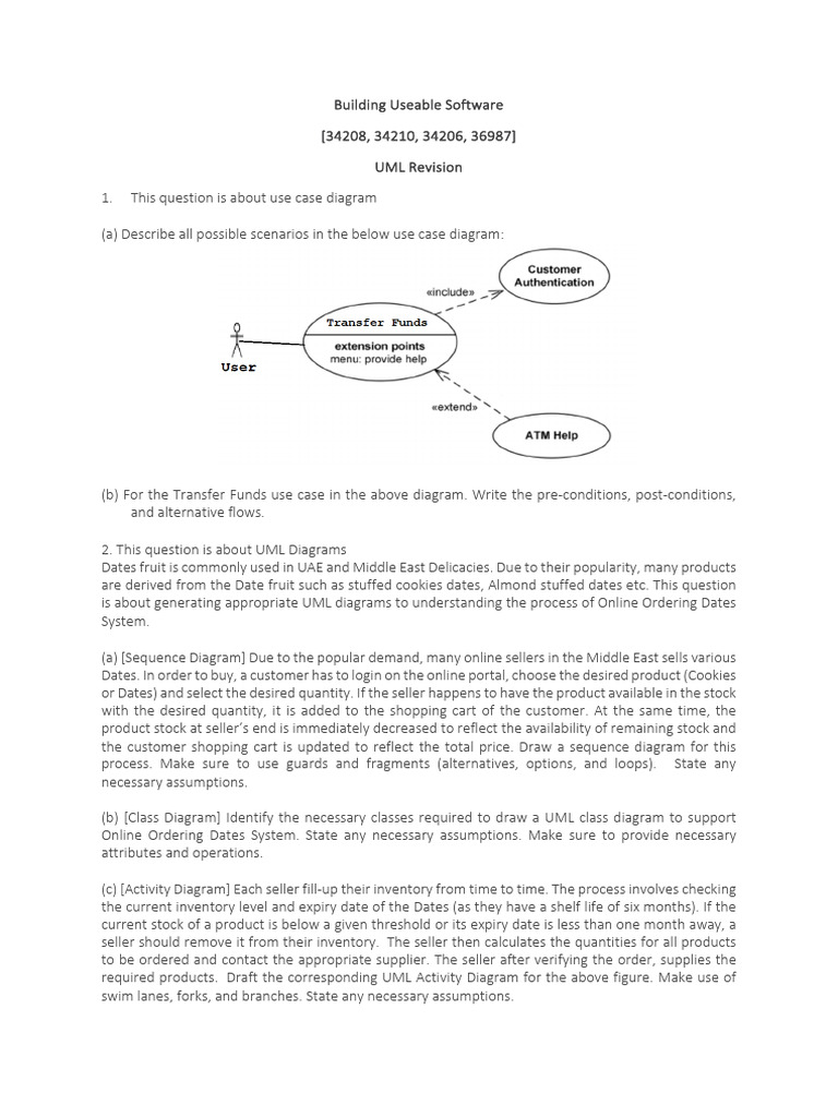 UML Revision | PDF