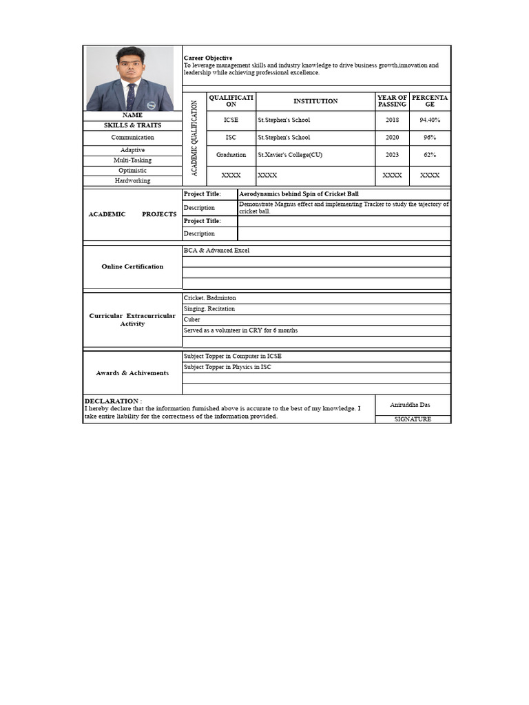 Fresher One PG Format (1) - Google Sheets | PDF