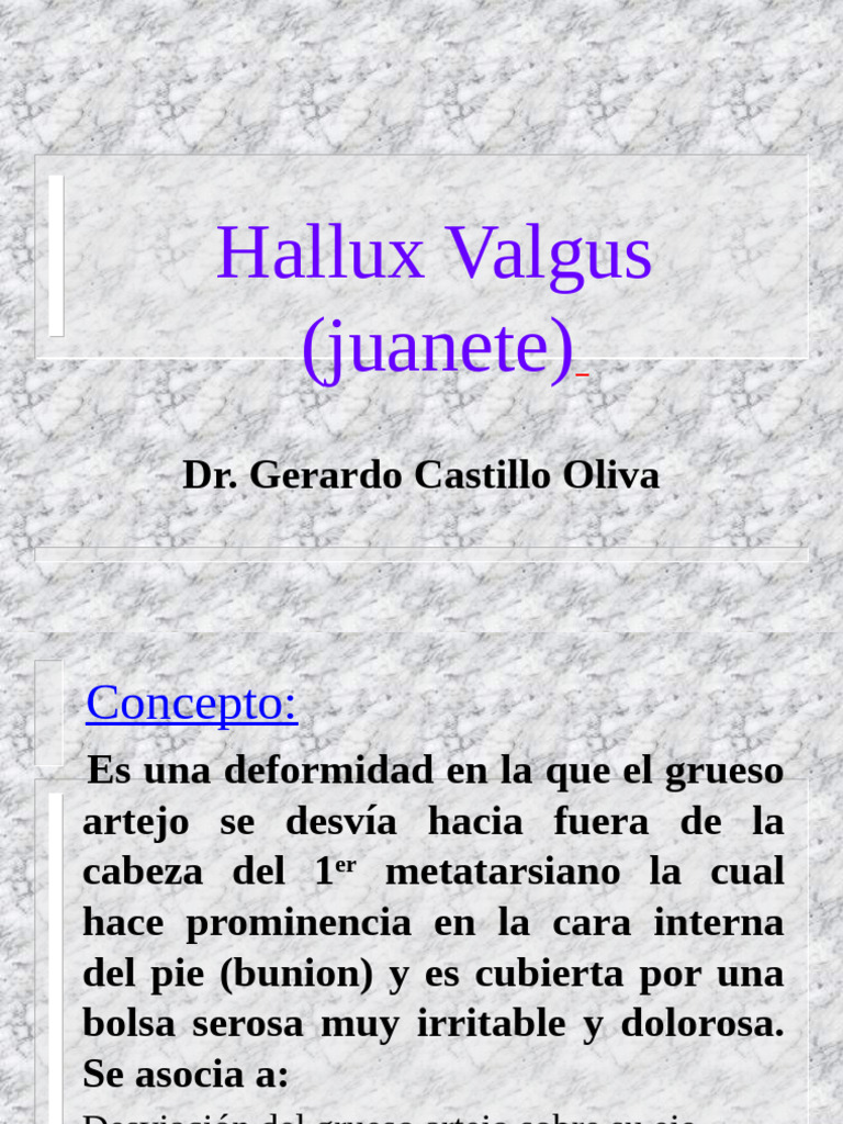 Hallux Valgus | PDF | Pie | Dedo del pie