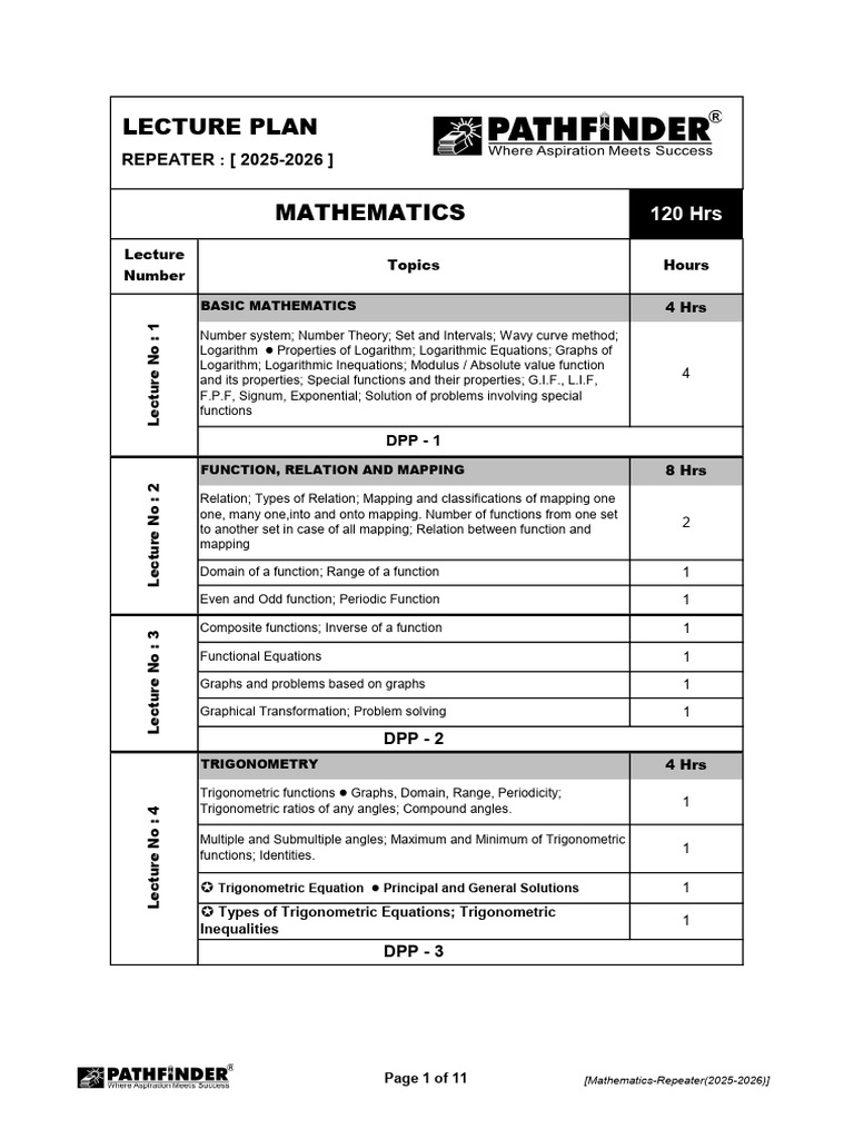 Math Rep Subtopic Revised (Student) | PDF | Matrix (Mathematics ...