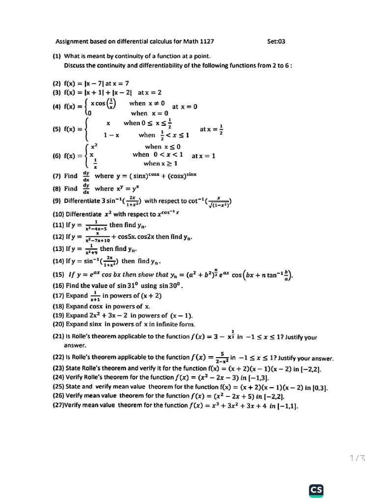Assignment Solution 3 | PDF