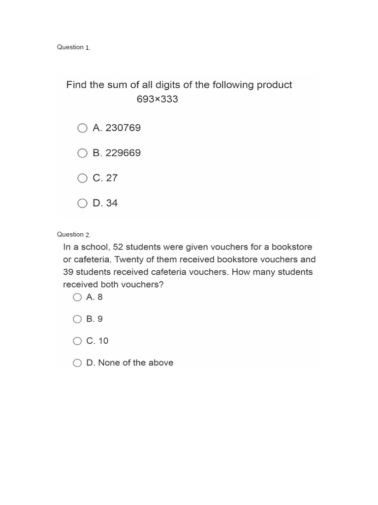 2019 SASMO Contest Paper Grade 6 | PDF