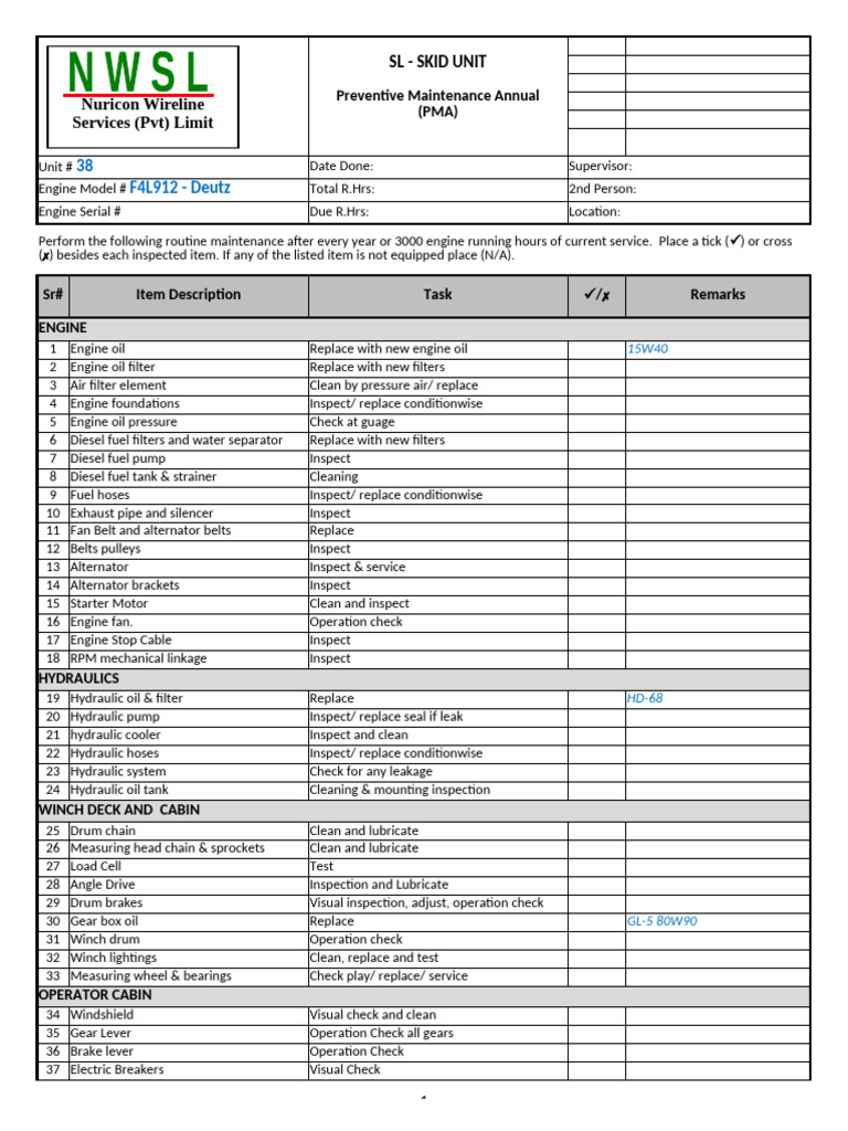 PMA Unit#38 | PDF | Engines | Motor Oil