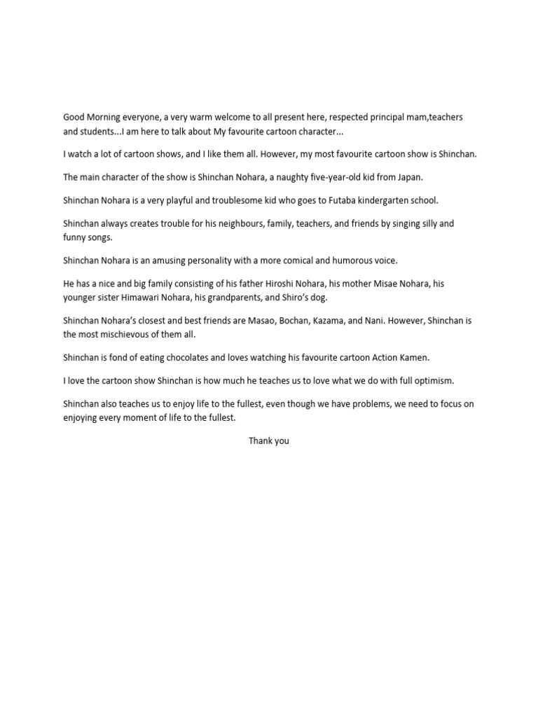 My Favourite Cartoon-WPS Office | PDF