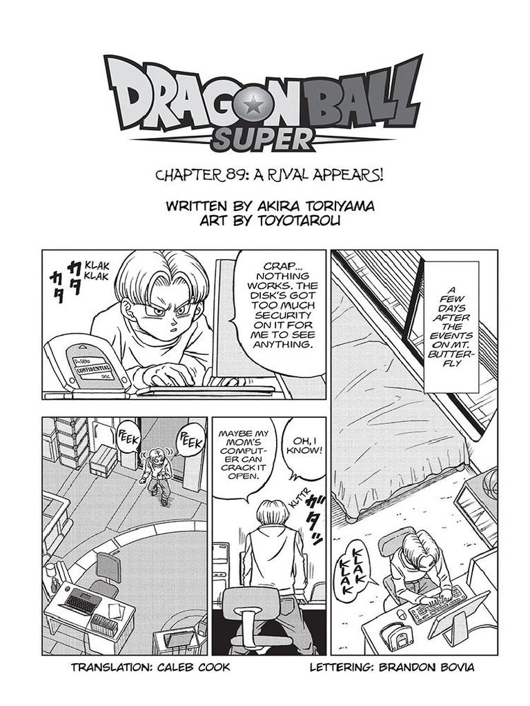 Dragon Ball Super Chapter 89 - A Rival Appears! | PDF