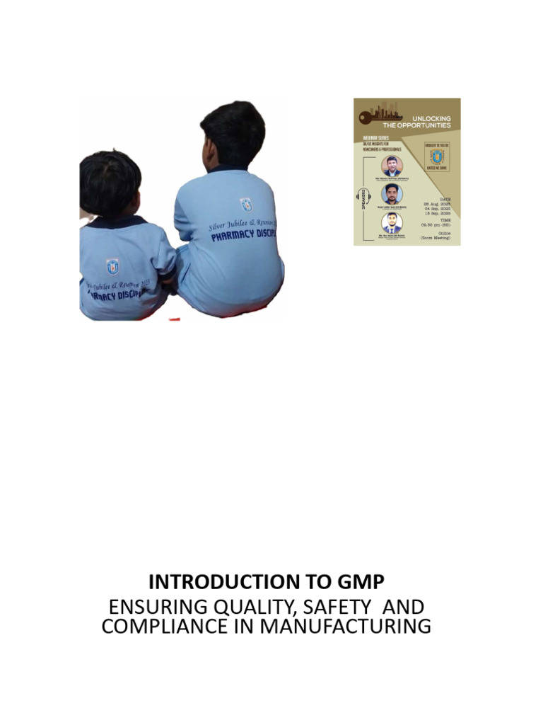Simple Instruction To GMP | PDF