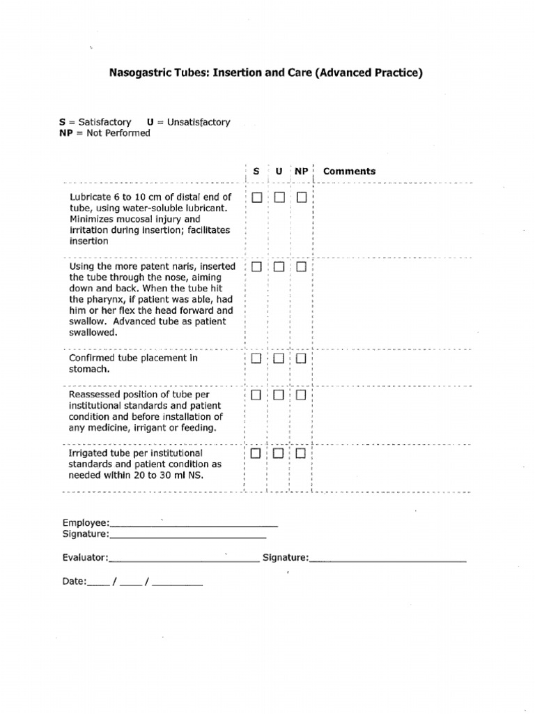 16.2 GME Sim NGT Checklist | PDF