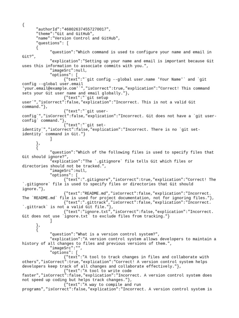 Git and GitHub-Version Control and GitHub | PDF | Version Control | System Software
