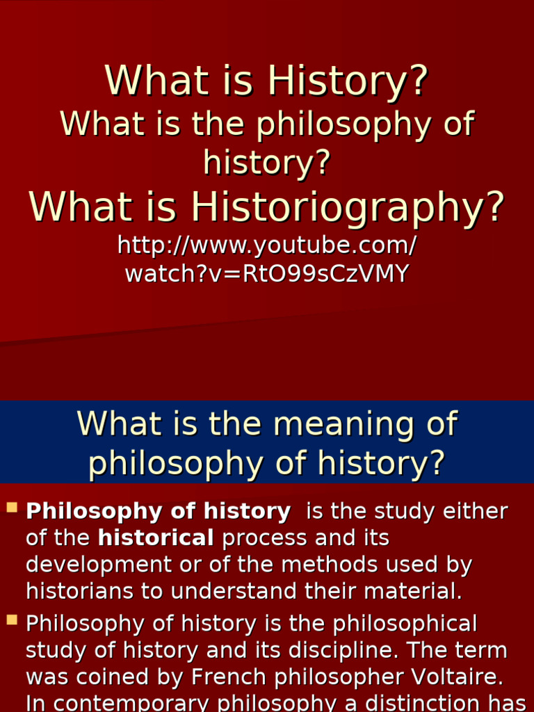 Understanding Philosophy of History | PDF | Historiography | Historian